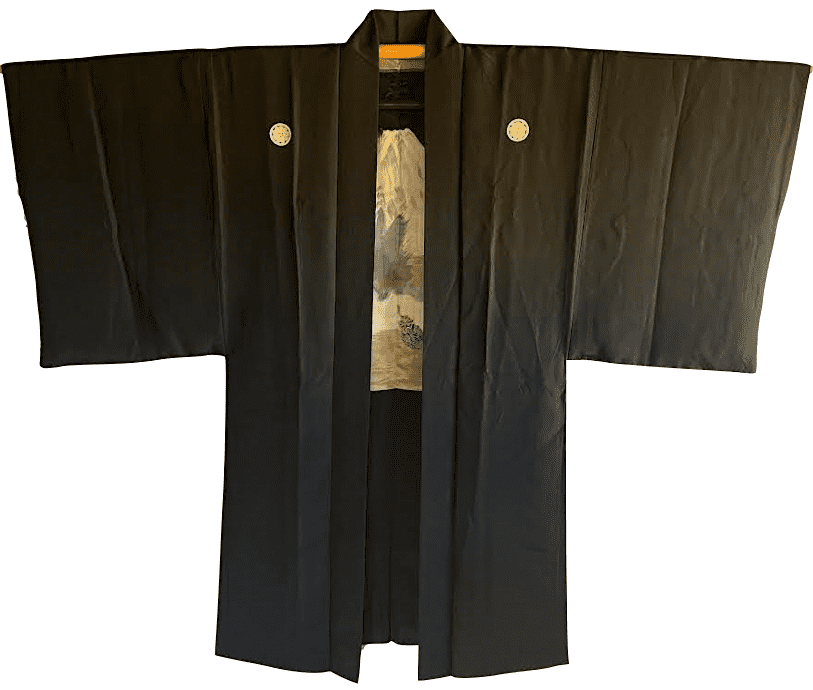 Antique Haori kenkatabami Montsuki HatsuYume Ichi-Fuji San Nasubi homme